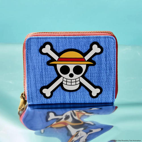 NYCC Limited Edition One Piece Luffy Jolly Roger Zip Around Wallet ...